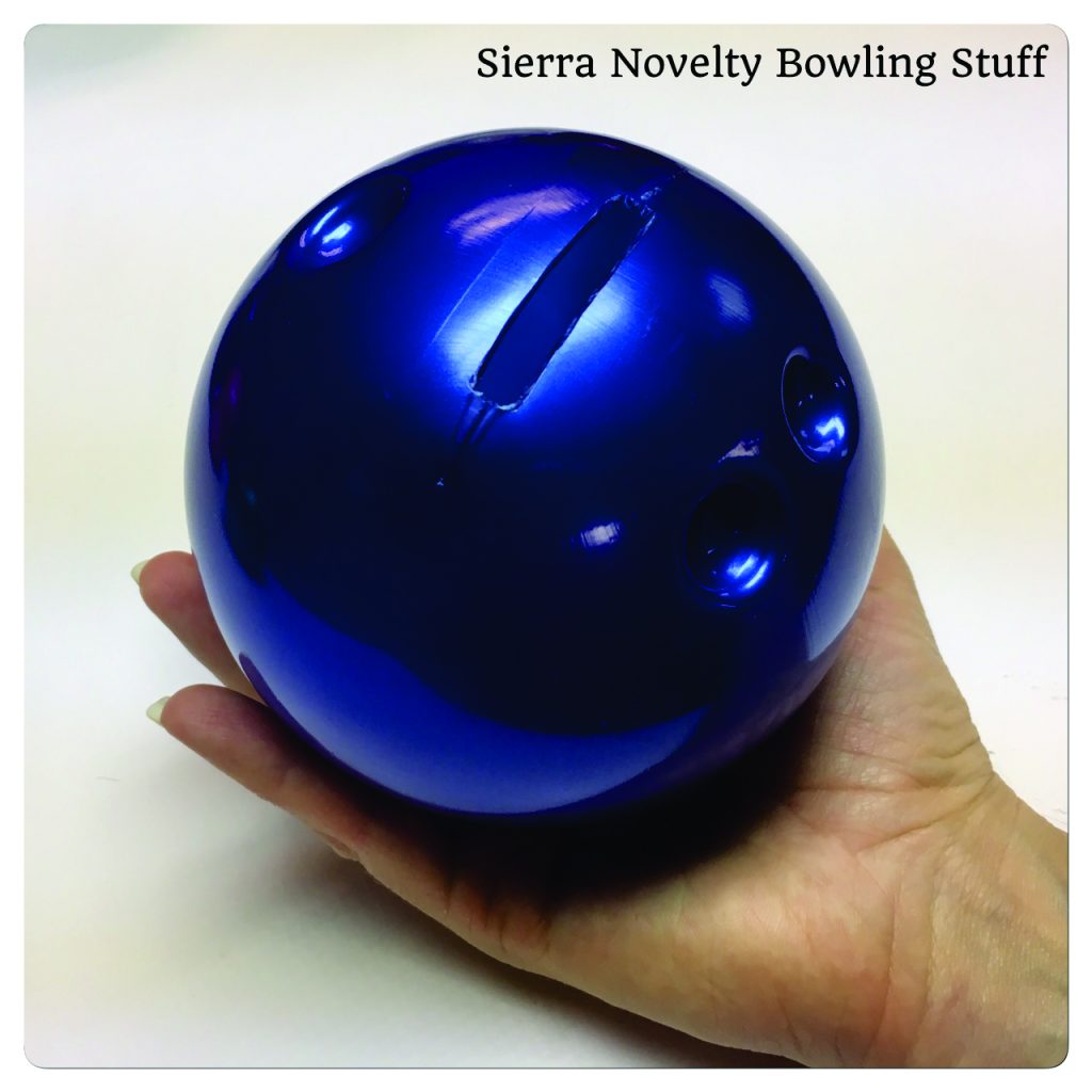 Small Bowling Ball Bank Blue exclusively by Sierra Products