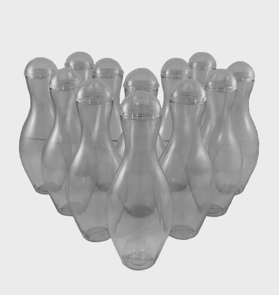 Mini Bowling Pin Candy Container Party Favor 12 pack
