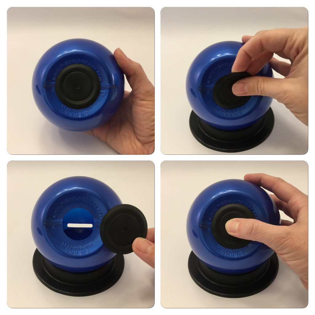 Small Bowling Ball Bank - Clear by Sierra Products