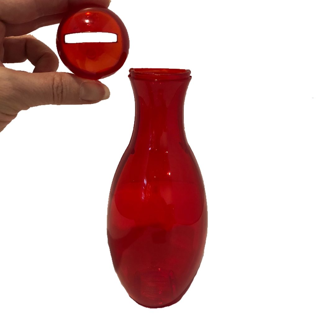 Birthday Bowling Pin Bank in Red & Favors | Sierra Products