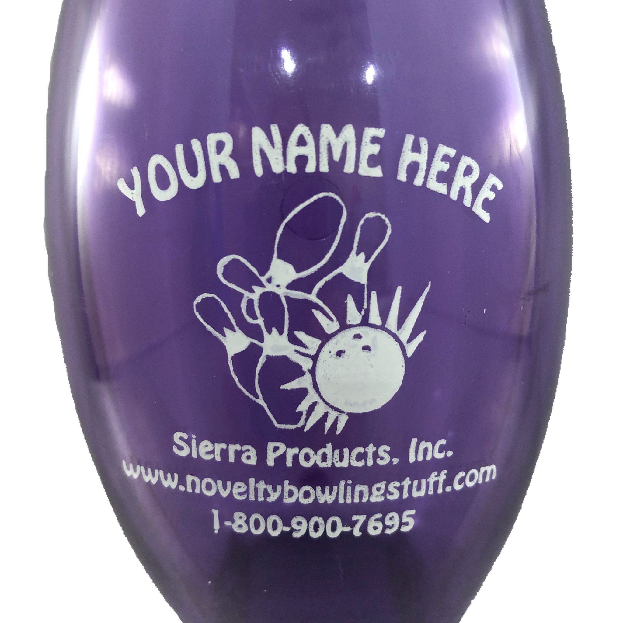 Personalized Bowling Pin Banks in Assorted Colors by Sierra Products
