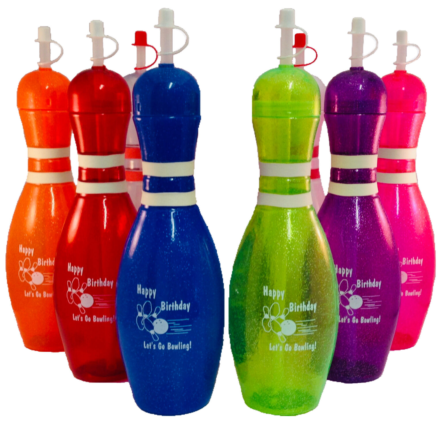 Birthday Bowling Pin Water Bottles & Sipper Cups | Sierra Products