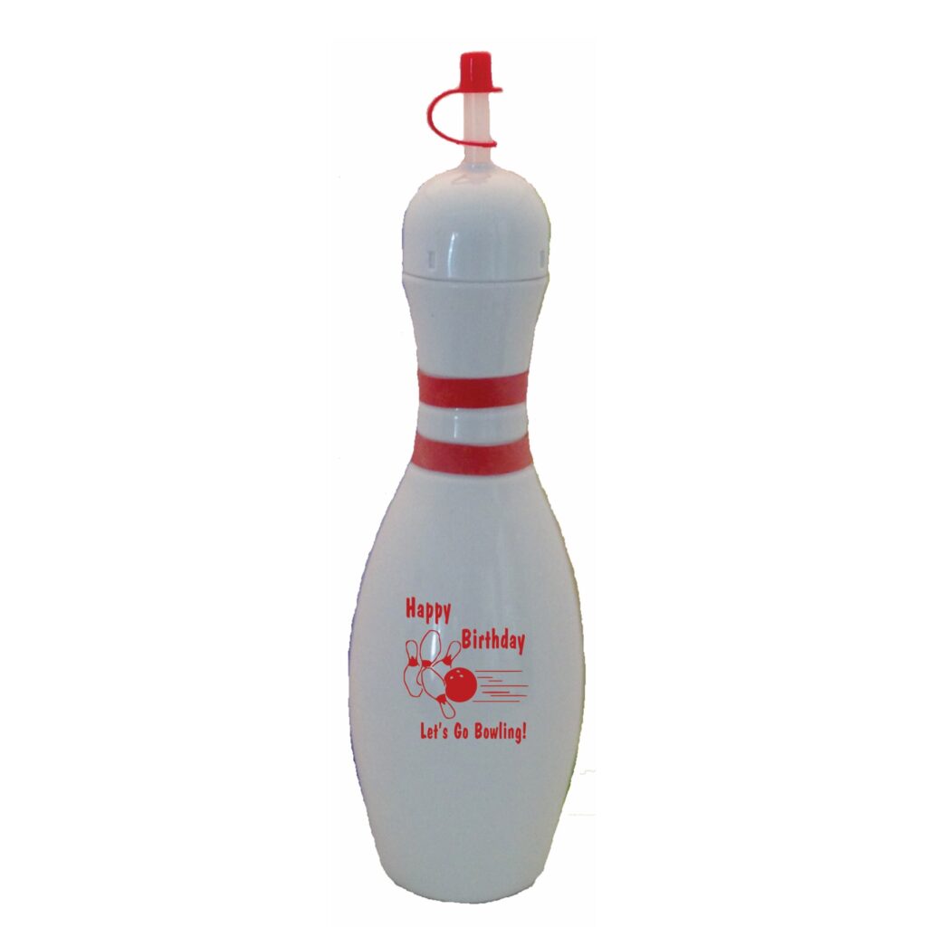 Birthday Bowling Pin Water Bottles & Sipper Cups | Sierra Products