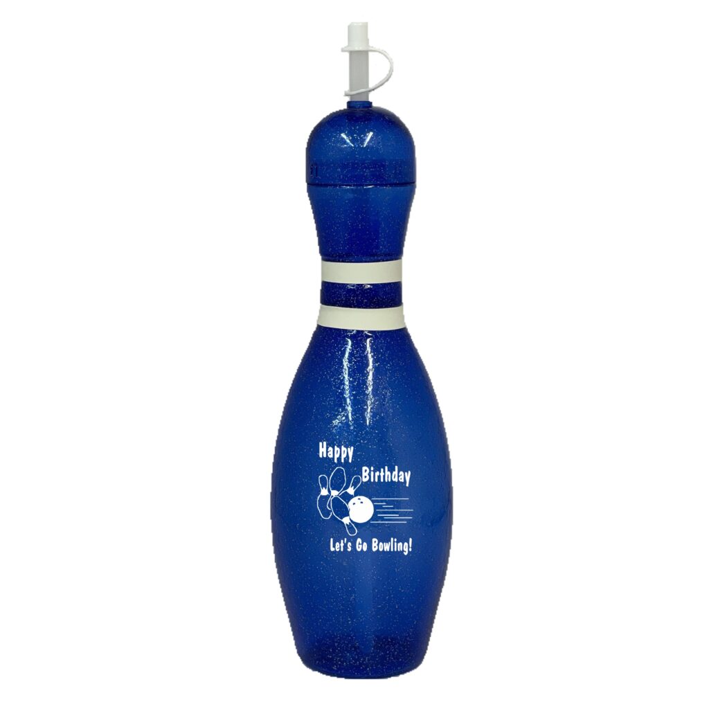 Birthday Bowling Pin Water Bottles & Sipper Cups | Sierra Products