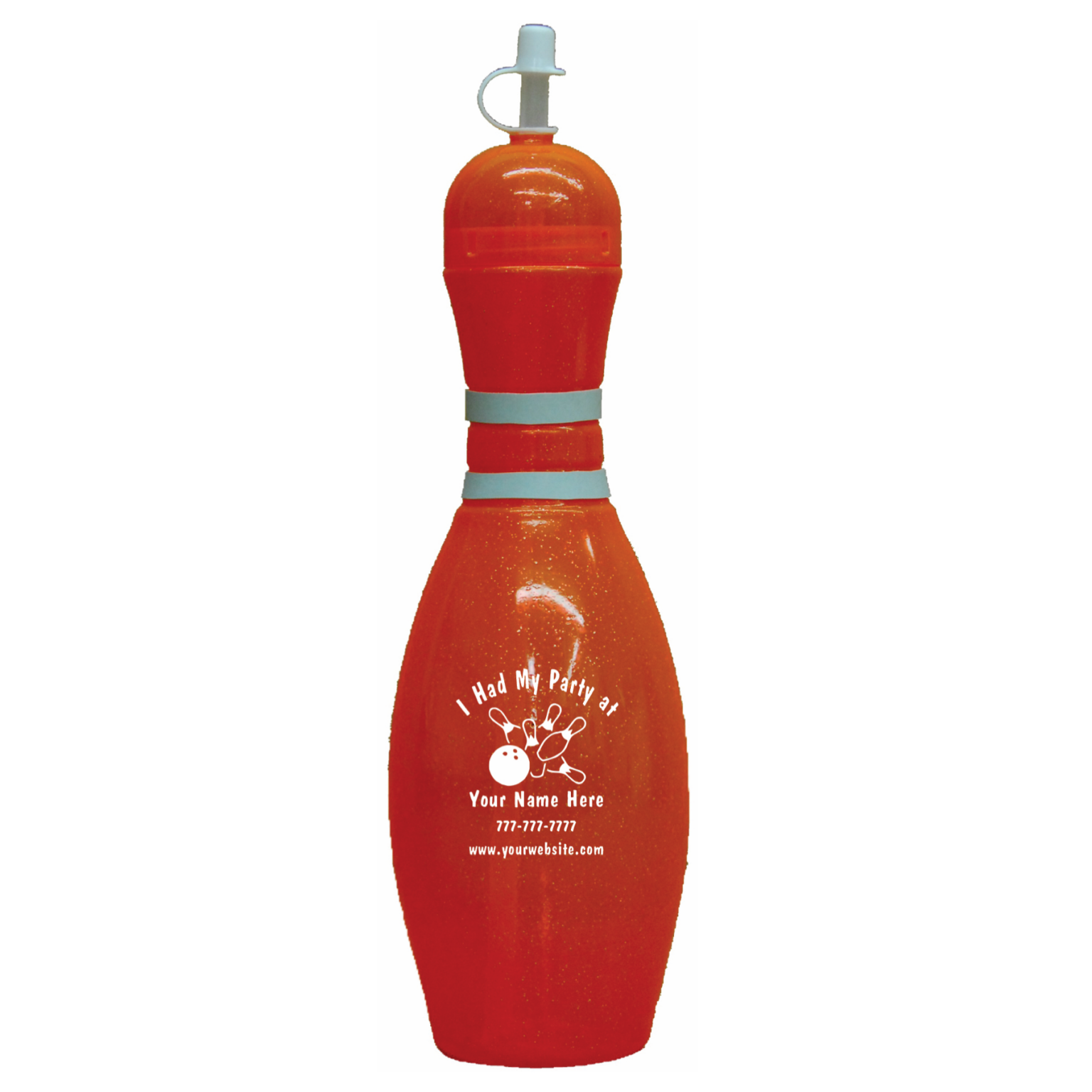 Personalized Bowling Pin Water Bottles | Sierra Products
