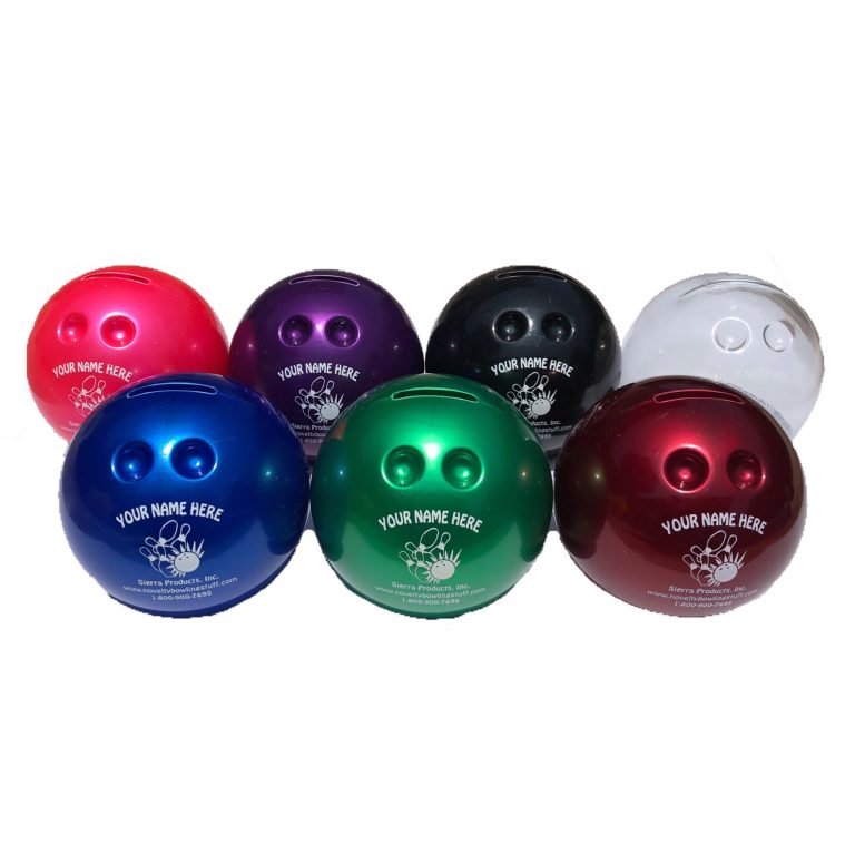 Personalized Bowling Ball Banks & Favors | Sierra Products Inc.