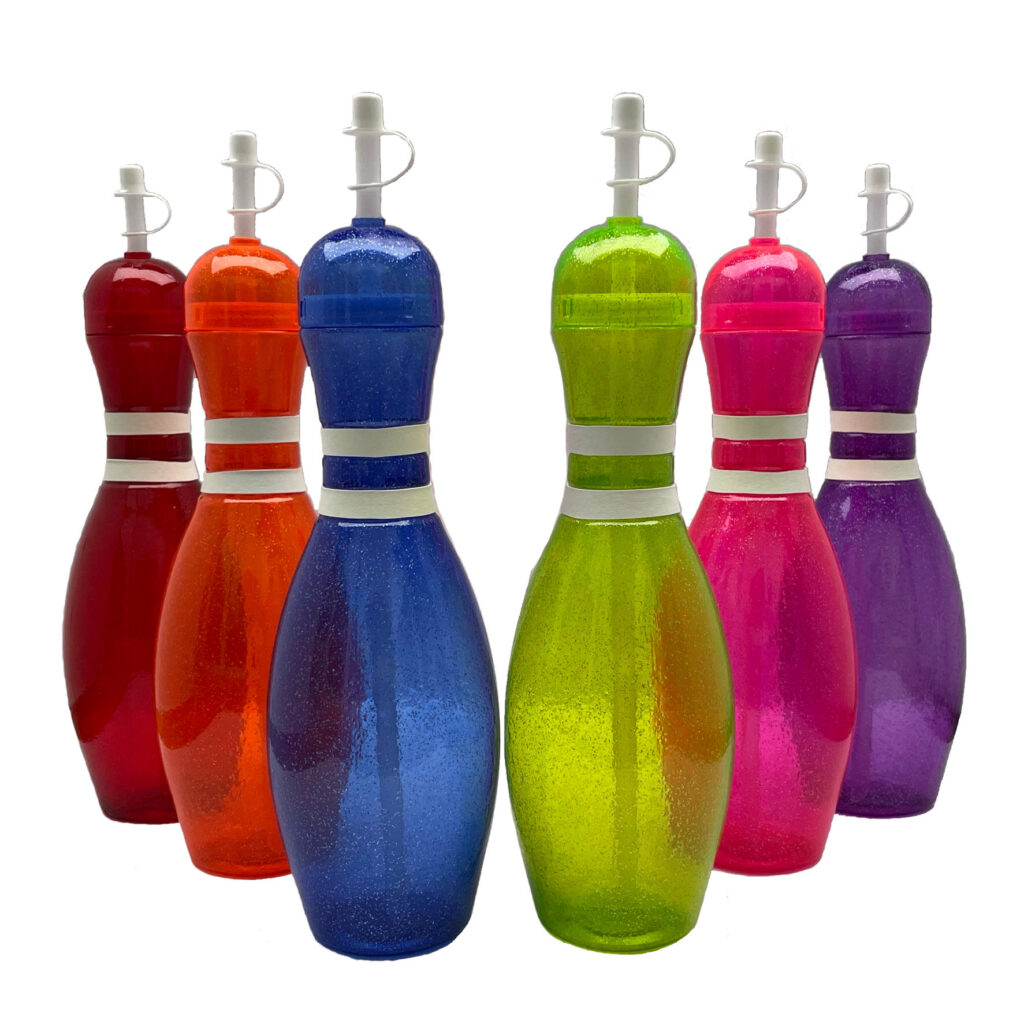 Bowling Party Favors for Kids - Pin Sippers & Water Bottles | Sierra ...