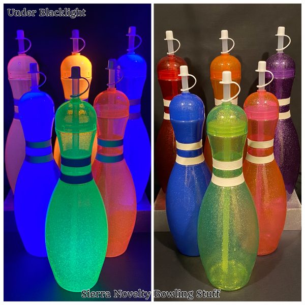 owling Pin Water Bottle 6 pack by Sierra Novelty Bowling Stuff