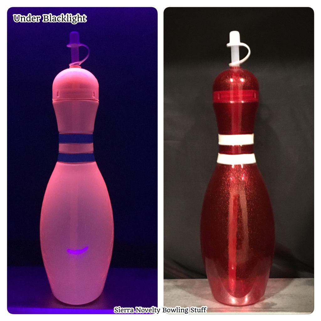 Large Bowling Pin Water Bottles 6 pack Red - Sierra Products