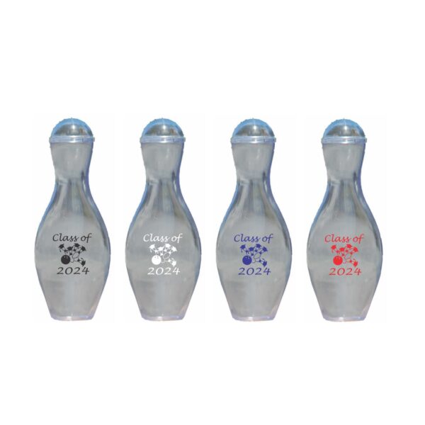 Mini Graduation Bowling Pin Candy Containers by Sierra Products